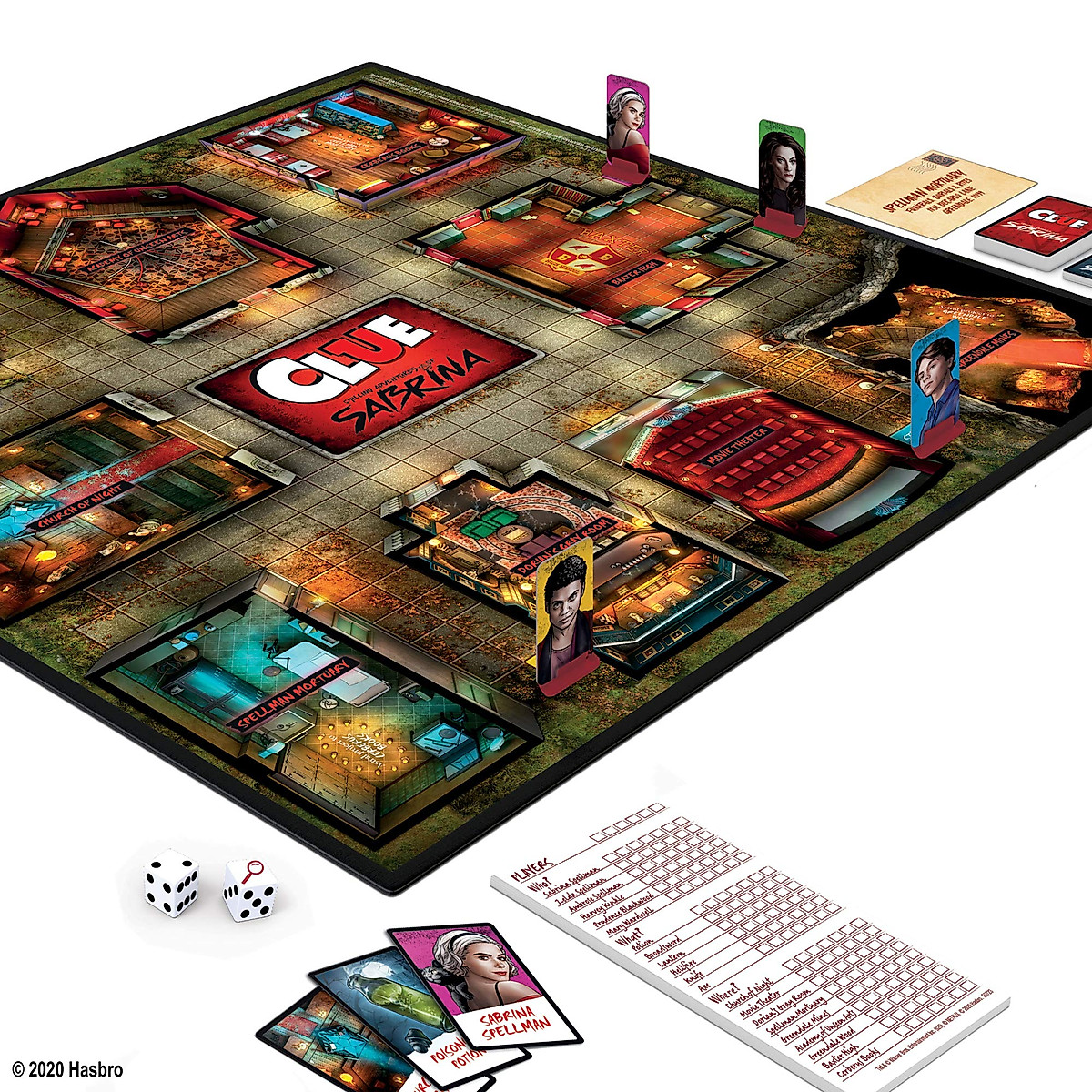 Hasbro Gaming Clue: Chilling Adventures of Sabrina Edition Board Game, Inspired by The Hit Series, Mystery Board Game for Kids Ages 14 and Up (Amazon Exclusive)