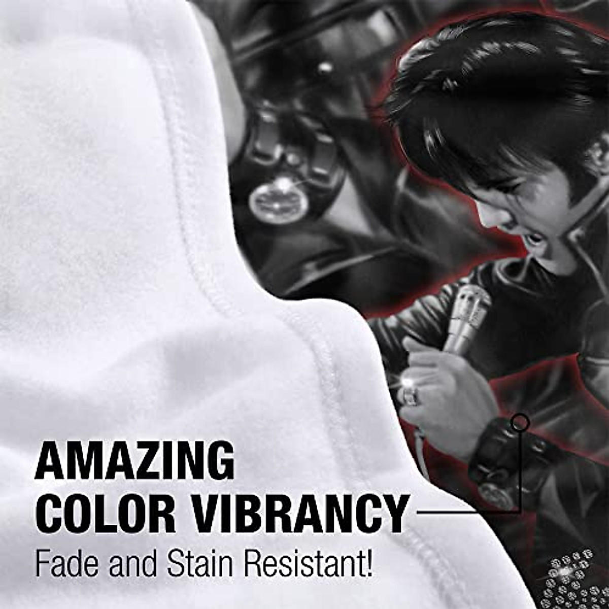 Elvis Presely Comback Performance Fleece Blanket (36x58)