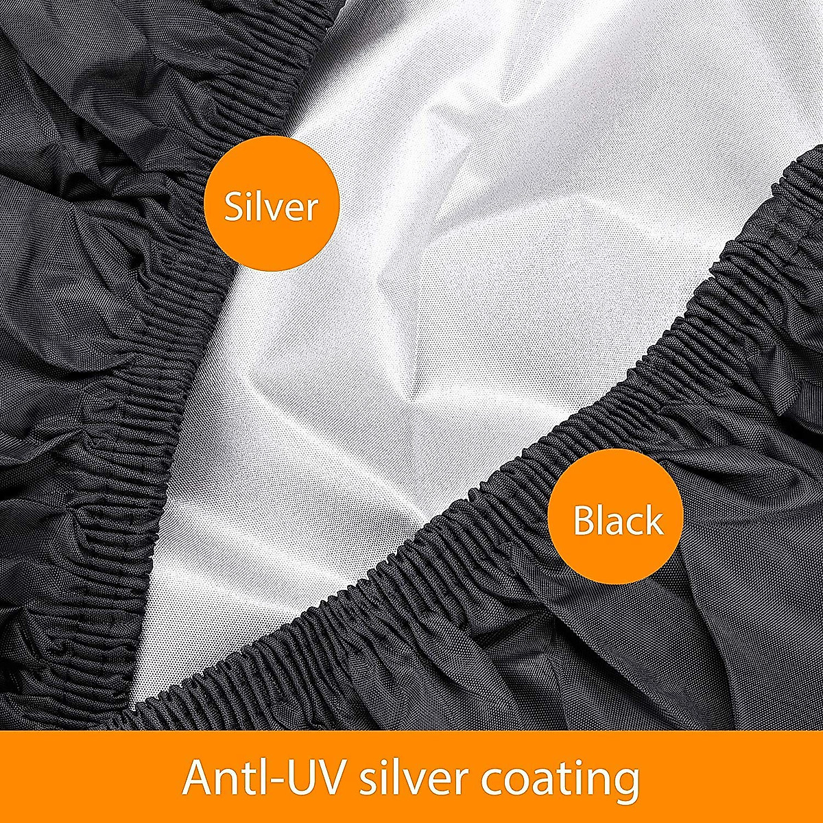 nomiou Outdoor tractor Lawn Mower Cover Heavy Duty, Universal Fit with Drawstring,72X 46 x54inch