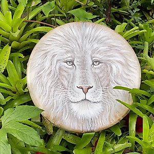 Shaman Drum Lion Ethereal Drum Design Handmade Shamanic Drum Siberian Spirit Music Drums Home Ornament with Drum Stick Hand Drum Set Shamanic Drum Siberian Shamanic Drum