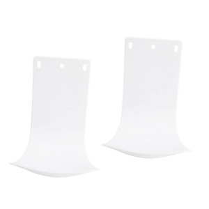 Mobestech 2pcs Plastic Water Tray Automatic Dispenser Trays Foam Soap Dispenser Tray Washer Pan Tray Soap Dispenser Bracket Soap Dispenser Wall Mount Drip Tray White Abs Household Decorate