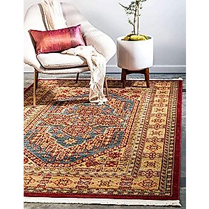 Unique Loom Sahand Collection Traditional Geometric Classic Navy Blue Area Rug (2' 2 x 3' 0)