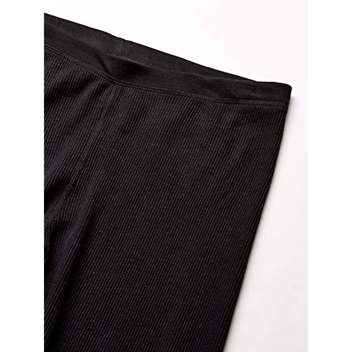 Amazon Essentials Women's Waffle Snug Fit Pajama Set, Black, Small