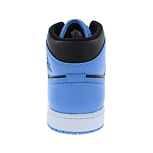 Nike Air Jordan 1 Mid Men's Shoes University Blue/Black White DQ8426 401 - Size 8