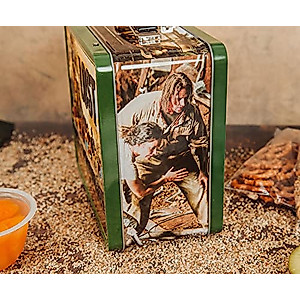 LOST Cast Metal Tin Lunch Box Tote | 8 x 7 x 4 Inches