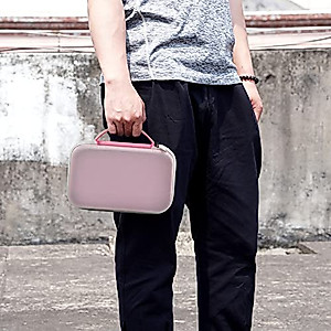 GWCASE Case Compatible with Oliso M2 Pro Mini Project Iron. Travel Irons Carrying Organizer Holder with Mesh Pocket Fits for Solemate and Other Accessories (Box Only)-Pink