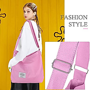 Canvas Tote Bag, Pink