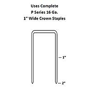 Complete C-W1650S ProGrade 1" Wide Crown Stapler 16 Gauge for 1 to 2-Inch Senco P Staples