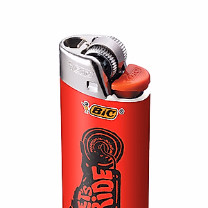 BIC Pocket Lighter, Special Edition Good Vibes Collection, Assorted Unique Lighter Designs, 8 Count Pack of Lighters