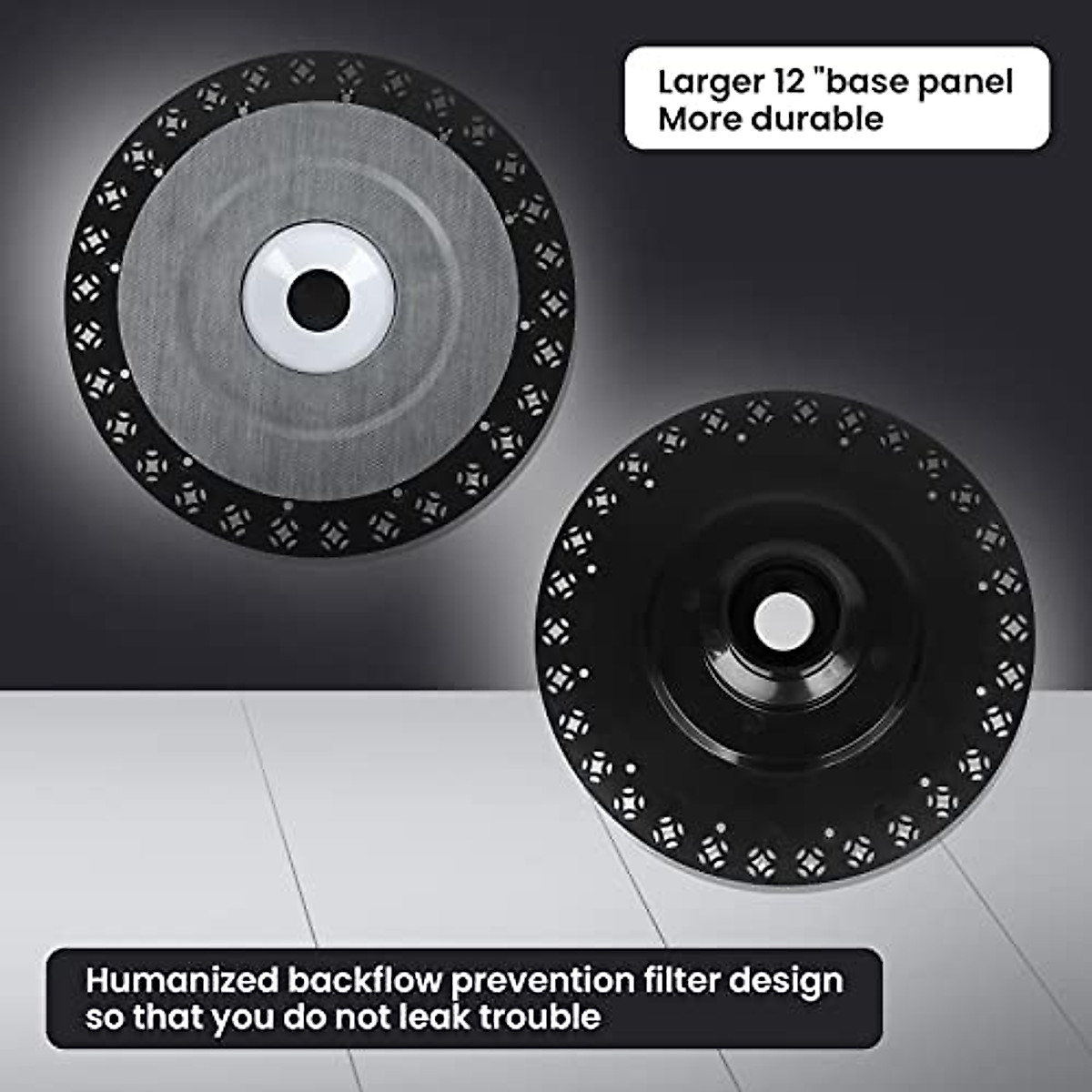 Upgrade Freestanding Bathtub Drain,Freestanding Tub Drain Rough-in Kit,Easy Freestanding Bathtub Drain Mounting Kit with ABS Plastic Adapter and Brass Liner