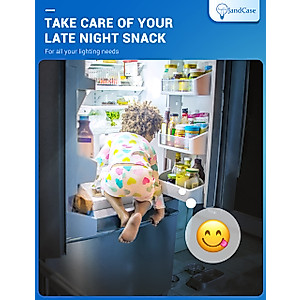 JandCase Refrigerator Light Bulbs, E26 Base A15 Appliance Bulbs 7W Equivalent 60W, Daylight White 5000K Fridge Light Bulbs, Non-Dimmable, UL Listed, 2 Pack