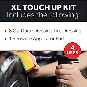 Dura-Dressing Re-Load for Tires Already Coated with Dura-Dressing, 8 oz. Bottle – Tire Dressing Kit – Made in The USA to Ensure Your Tires Shine and Look Great