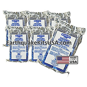 LaunchPro Emergency Food Rations 2400 Calorie Bars (Pack of 6) 12 Day Rations (36 Servings 3x400cal/day)