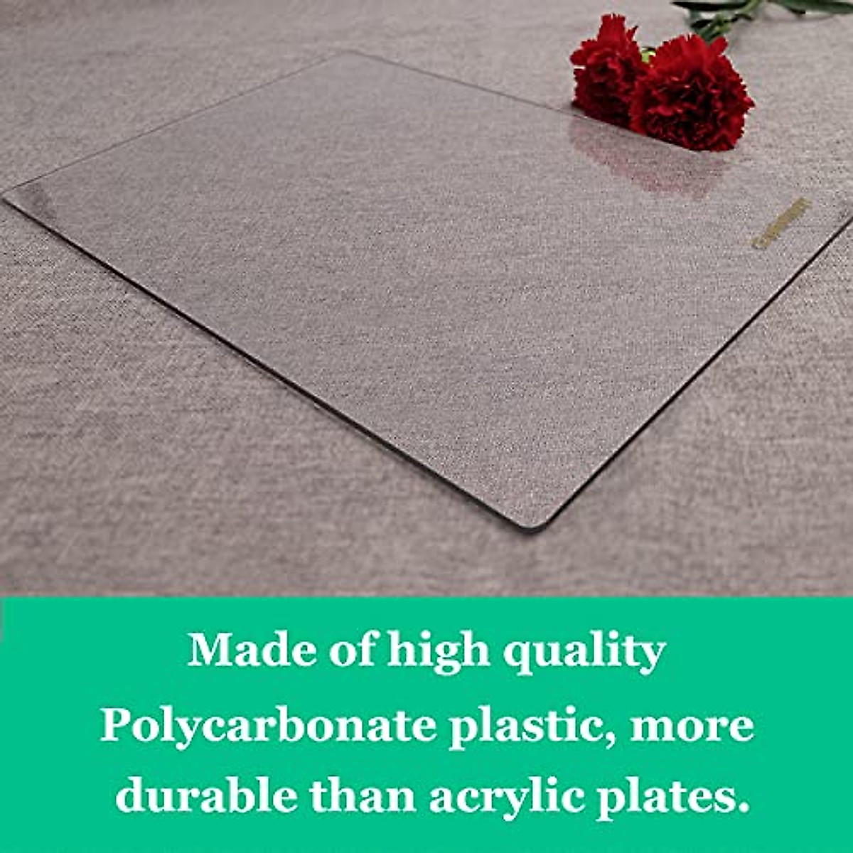 CraftFIRST 9 x 12.5" Clear Cutting Plate Die Cutting Machine Accessaries 1 Pair