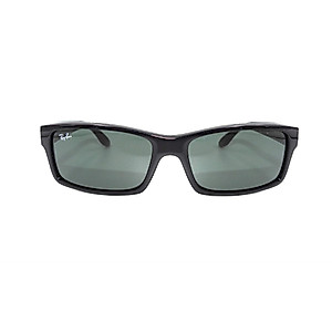 RB4151-601 Sunglasses Black w/Green Lens 59mm