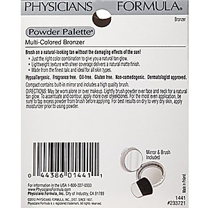 Physicians Formula Powder Palette Multi-Colored Bronzer Bronzer, Dermatologist Tested, Clinicially Tested