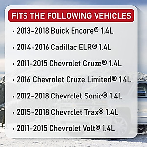 Ignition Coil Pack - Compatible with Chevy, Buick, Cadillac Vehicles - 2011-2018 - 1.4L Encore, ELR, Cruze, Cruze Limited, Sonic, Trax, Volt - Replaces D521C, 55577898, 55579072, 25198623, UF669