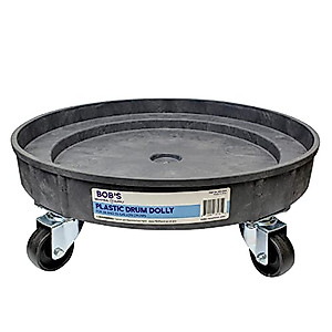 BISupply Plastic 30 55 Gal Drum Dolly Barrel Cart Barrel Dolly for 55 Gallon Drum Dolly 55 Gallon 30 Gallon Drum Dolly