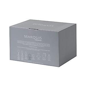 Waterford Marquis Personalized Moments 18.6oz Stemless Wine Glasses, Set of 4 Custom Engraved Crystal Wine Glasses for Red, White or Blush Wine