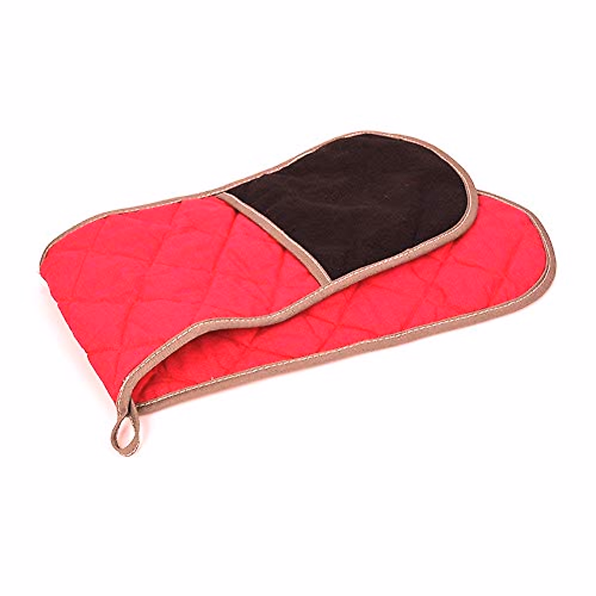 DoMii Extra Long Potholder Gloves Cotton Stripe Quilted Double Oven Mitts for Baking and Cooking 30.9" x 6.8"