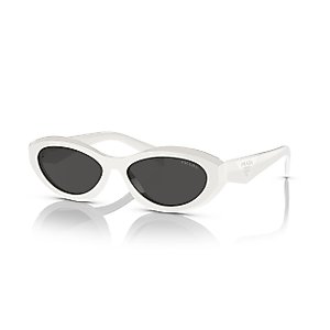 Prada PR 26ZS White/Dark Grey 55/16/145 women Sunglasses