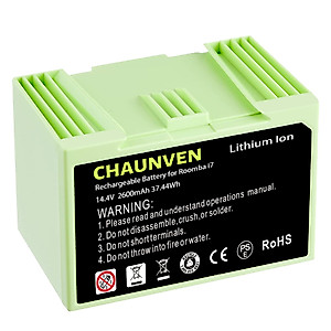 CHAUNVEN 14.4V 2600mAh I7 Battery for iRobot Roomba I7 Battery I Series and E Series i7 i7+ i3 i4 ABL-D1 4624864 e5 e6 Lithium Ion Battery