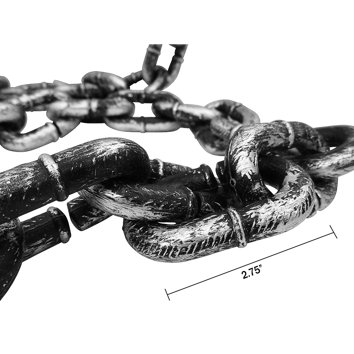 Nicky Bigs Novelties Plastic Fake Butcher Hook Meat Hooks With Chain Weapons Halloween Horror Prop