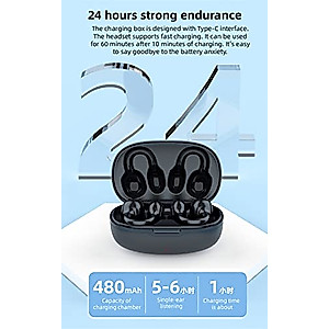 Open Ear Headphones,Sport Earbuds,Sport Headphones,Open Earbuds,Wireless Earbuds Mini for Cycling Driving, Open earplugs, Running Earbuds