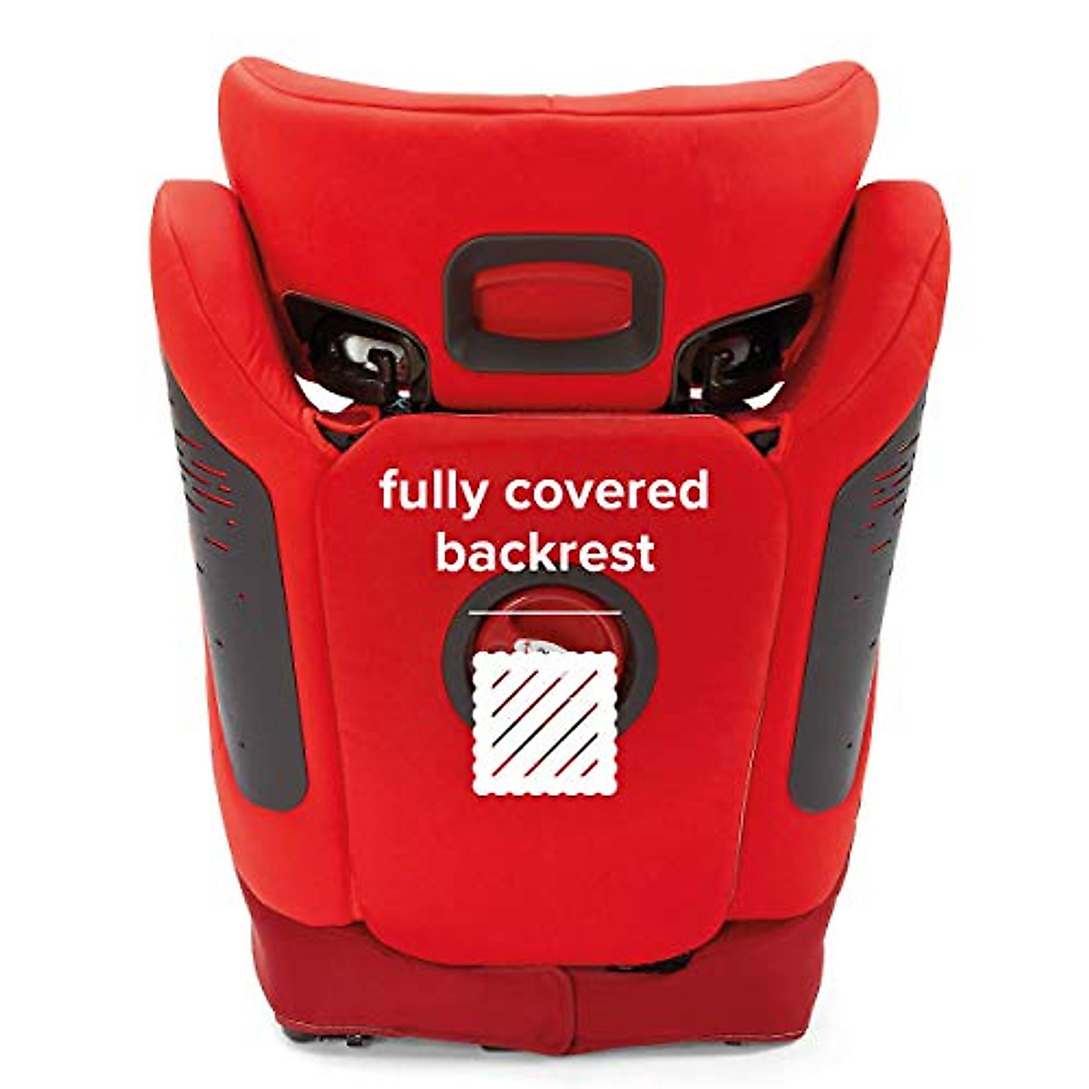 Diono Monterey 4DXT Latch, 2-in-1 High Back Booster Car Seat with Expandable Height, Width, Advanced Side Impact Protection, 8 Years 1 Booster, Red