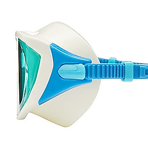 Speedo Unisex-Child Swim Goggles Proview Mask White/Jade, One Size