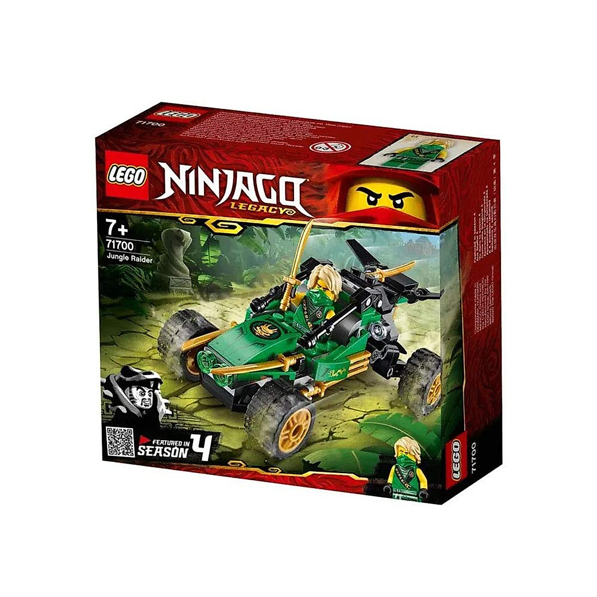 LEGO NINJAGO Legacy Jungle Raider 71700 Toy Buggy Building Kit (127 Pieces)