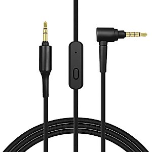 Replacement WH-1000XM3 Headphone Audio Cable Aux Cord with Mic Compatible with Sony MDR-1000X WH-1000XM4 WH-1000X WH-CH700N MDR-100ABN MDR-1ADAC for Headphones, Phones, Home/Car Stereos, Speakers