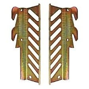 Down hook bracket headboard adapter #69 TWO PACK down hooks, bolt-on to hook-on conversion, easy conversion of non down hook, bolt on bed frame to hook-on head and footboards. Height/width adjustments