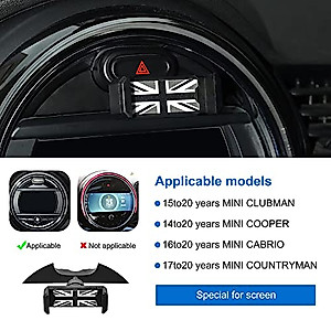 Hesanzol Cell Phone Holder for Mini Cooper S Jcw One F54 F55 F56 F57 F60, Special Navigation Phone Mount for Central Control Screen