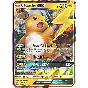 Pokemon - Raichu-GX - 29/73 - Ultra Rare