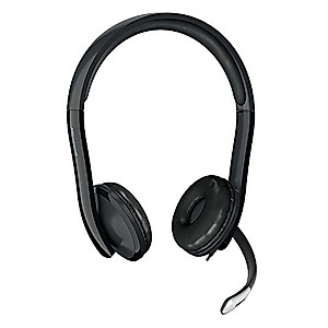 Microsoft LifeChat LX-6000 for Business with Clear stereo sound, Plug and Play, Noise-cancelling Microphone for Laptop/PC