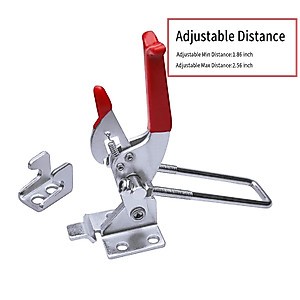 5Pack 2000lbs Toggle Clamp 431,Heavy Duty Toggle Latch Clamp for Latch Lock,Self Latch Toggle Latch Action Lock for Tire Carrier Latch,Smoker Lid Latch,Cam Clamp Latch Pull Latch,Draw Latch Hardware.