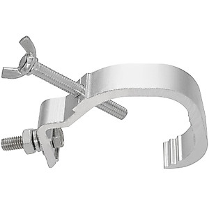 KOHAND 8 Pack Stage Light Clamp Hook, Aluminum Alloy Truss C-Clamp, Heavy Duty Stage Lights Truss Clamp for DJ Lighting Par Lights Spot Lights, Fit for 1.18-2 Inch OD Tube/Pipe, Silver
