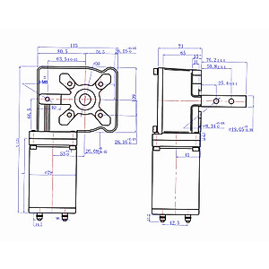 Mytee Products 900W 90:1 Tarp Motor for Dump Truck Tarp Systems with Chrome Cover 12VDC / 43 AMPS / 50 RPM (1 Year Warranty)