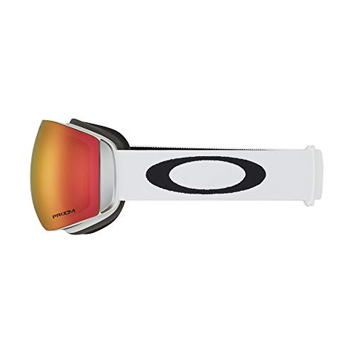 Oakley Flight Deck XM Snow Goggle (Matte White Frame/Prizm Torch Iridium Lens) with Large Goggle Soft Case