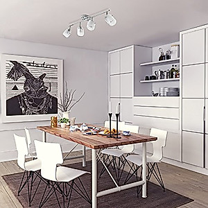 Globe Electric 59267 Kit Track Lighting, 0, Chrome