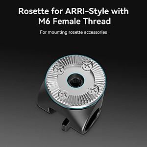SmallRig 15mm Rod Clamp to Rosette Mount for ARRI Standard Rod Support System - 1686B