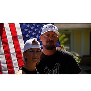 Ron Desantis for President 2024 Trucker Hat | Great One Size Fits Most Unisex Mesh Cap Printed in The USA (White)