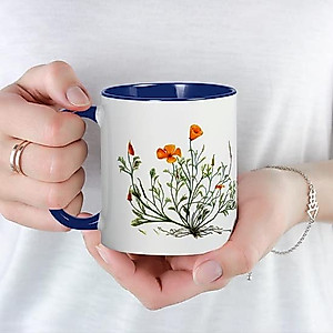 CafePress California Poppy Mugs Ceramic Coffee Mug, Tea Cup 11 oz