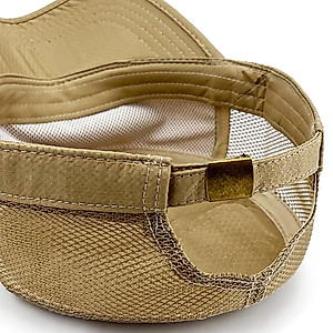 Redsharks Womens Army Cap Military Cap for Mens Castro Patrol Corp Beige Khaki