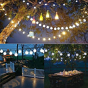 LIUPENGWEI Solar String Light, 30 LED Outdoor Christmas Crystal Ball Lights Christmas Tree Garden Home Lawns, Solar Water Dew Lamp Garden Ghost Light