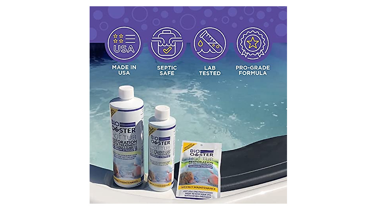 Bio Ouster Hot Tub Chemicals - 3-in-1 Care Kit