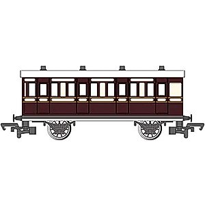 Bachmann Trains - Thomas & Friends TOBY'S Museum Brake Coach - HO Scale,Prototypical Colors