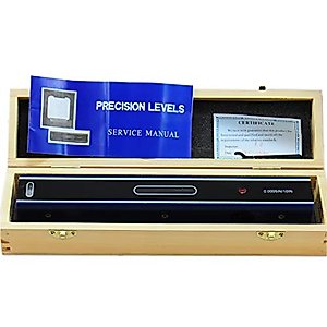 Shars 12 Inch Master Precision Level in Fitted Box for Machinist Tool, Cast iron body 303-9503 R}