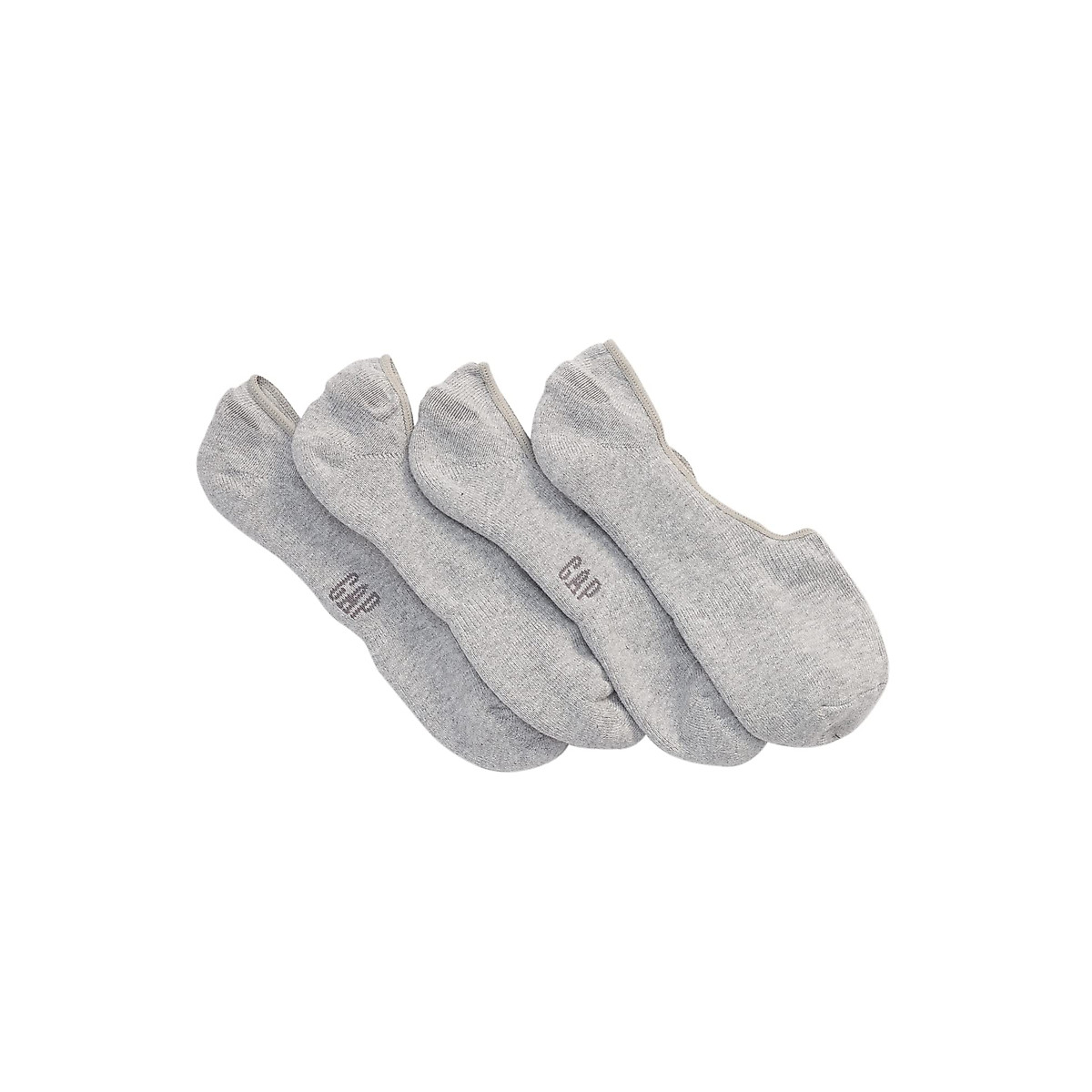 GAP mens No Show Socks, Light Grey Heather, One Size US
